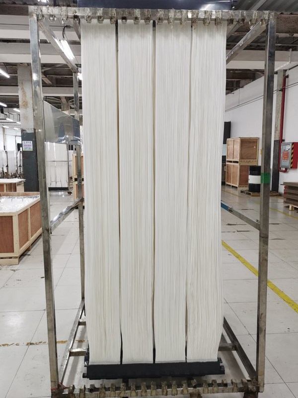 25M2 0.05 Micro MBR Filter Membrane 1.0mm PVDF Wastewater Treatment ...